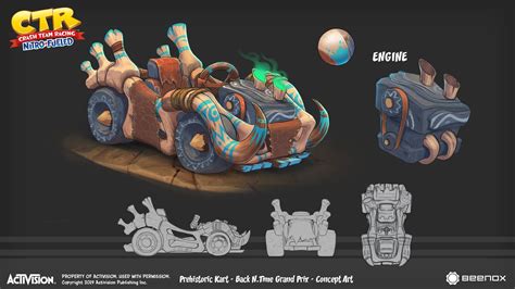 Artstation Ctr Karts Concept Game Concept Art Character Design
