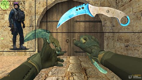 CS GO Talon Knife Ice Diver Collection Para Counter Strike 1 6