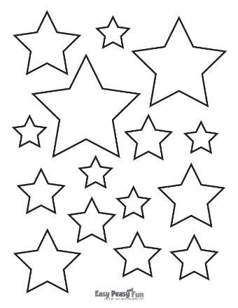 Free Printable Star Templates Easy Peasy And Fun