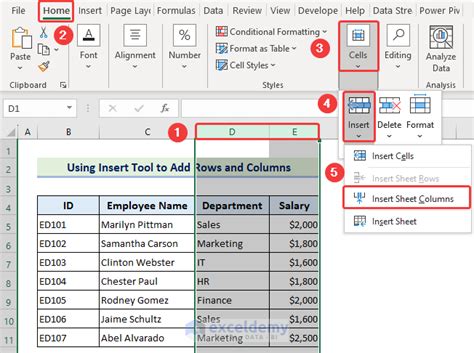 How To Add Rows And Columns In Excel 4 Easy Methods