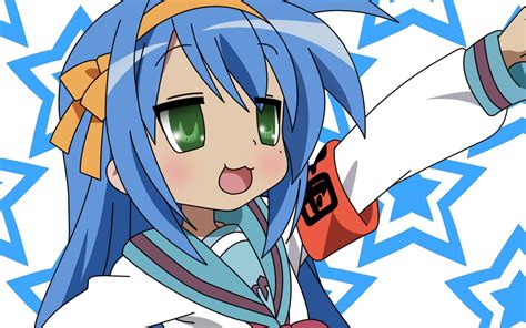 Anime Girls Lucky Star Izumi Konata Hd Wallpapers Desktop And
