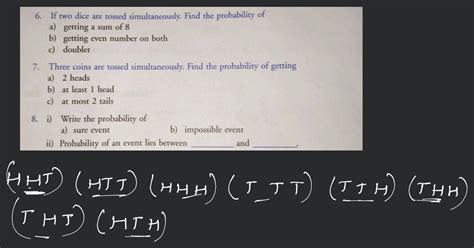 If Two Dice Are Tossed Simultaneously Find The Probability Ofa Gett