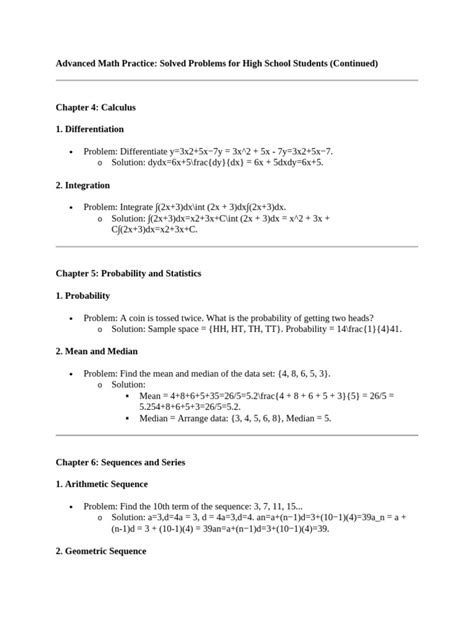 Advanced Math Practic1 Pdf