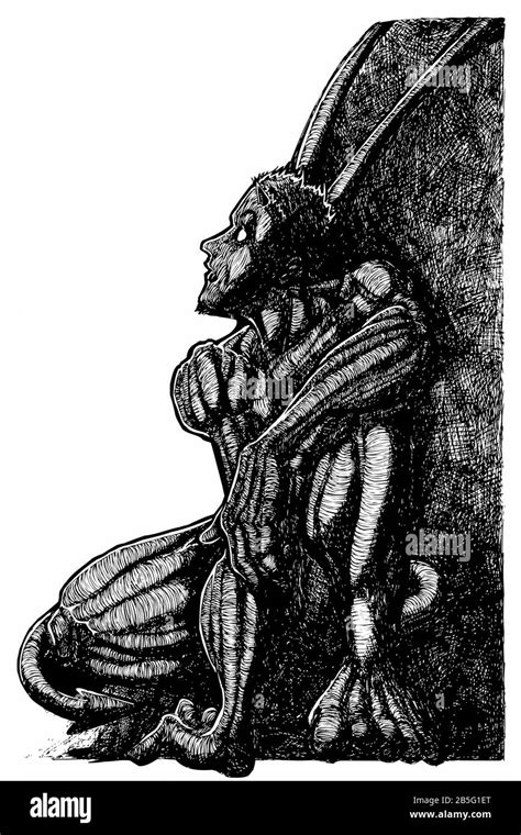 Fallen Angel Lucifer Drawing