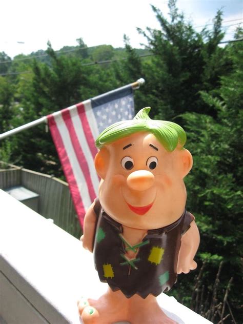 Vintage Flintstones Barney Rubble Figure Knickerbocker 1960s 1810660668