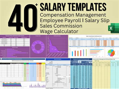 40 Salary Templates Employee Payroll ǀ Wage Calculator ǀ Etsy
