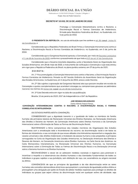 Convenção Interamericana Contra O Racismo Pdf
