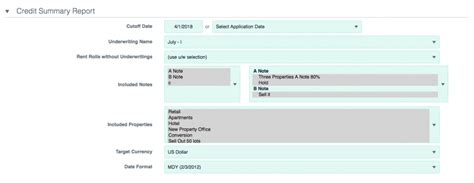 Asset Summary Report Backshop