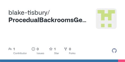 Github Blake Tisburyprocedualbackroomsgenerator
