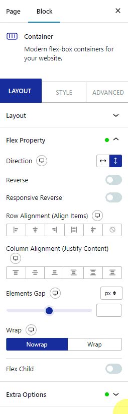 How To Add A Container In WordPress Nexter WP