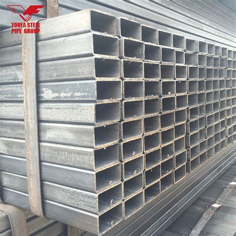 China Galvanized Rectangular Tube Gi Square Pipe Ms Square Tube Price List China Galvanized