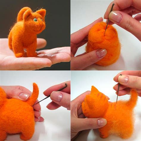 Валяние из шерсти мастер класс для начинающих Пошаговое описание техники фелтинг учимся