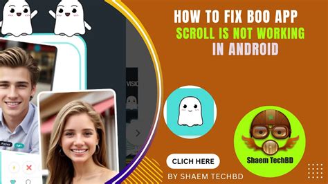 how to fix boo app scroll is not working in android after new updates youtube