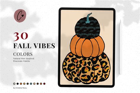 Procreate Color Palette Fall Vibes By Christine Fleury TheHungryJPEG