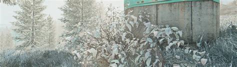Nice Bush Winterized At Fallout 4 Nexus Mods And Community