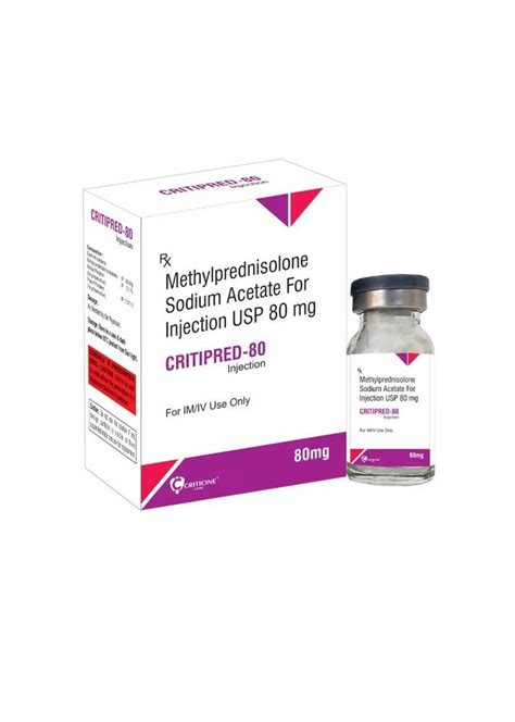 Methylprednisolone Acetate Injection 80 Mg At ₹ 120 Piece Methylprednisolone Acetate Injection
