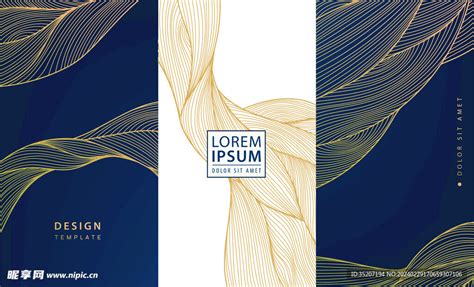 植物艺术线条 设计图 广告设计 广告设计 设计图库 昵享网nipic Cn