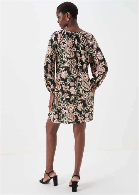 Multicoloured Floral Print Viscose Mini Dress Matalan