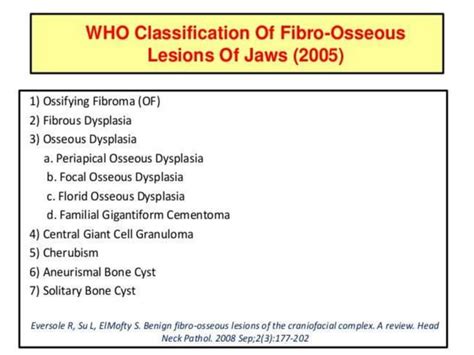 Fibro Osseous Lesions Ppt
