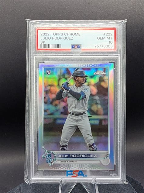 Julio Rodriguez 2022 Topps Chrome 222 Extended Short Print Price Guide