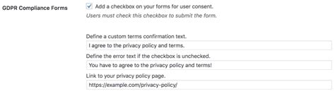 Adding A Terms Of Service Checkbox To Your Forms Mailster Knowledge Base
