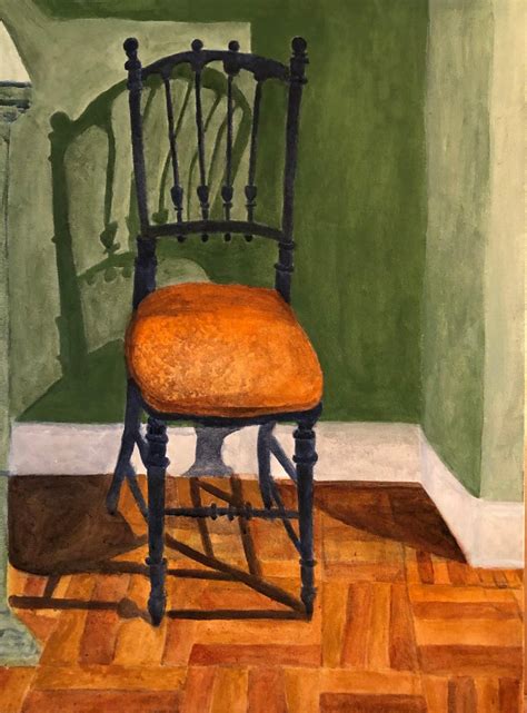 Charlie Scheips French Chair From The Places Series Oil On Canvas