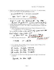 Problem Set 4 Solution Pdf Due Date 15th Of March 2020 1 Suppose