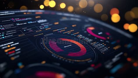Dynamic Data Visualization With Colorful Graphs And Charts Stock Illustration Illustration Of