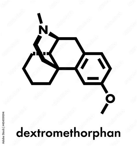 Dextromethorphan Cough Suppressant Drug Antitussive Molecule