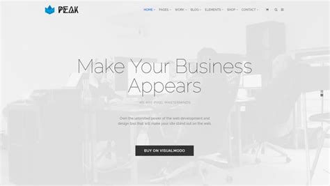 Peak WordPress Theme Royal Multi Purpose Template Visualmodo