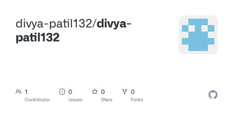 GitHub Divya Patil132 Divya Patil132