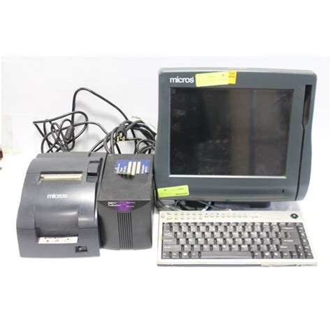 Micros Pos Terminal W Receipt Printer
