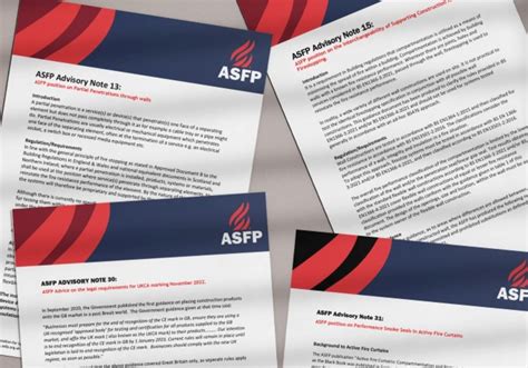 FSM ASFP Issues Trio Of Advisory Notes Focused On Passive Fire