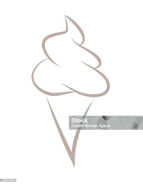 Ice Cream Symbol 아이콘 소프트 아이스크림 콘 벡터 일러스트 레이 션에서 0명에 대한 스톡 벡터 아트 및 기타 이미지 0명 개념 개념 기호 Istock