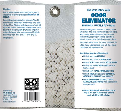 Odor Eliminator Gonzo Natural Magic