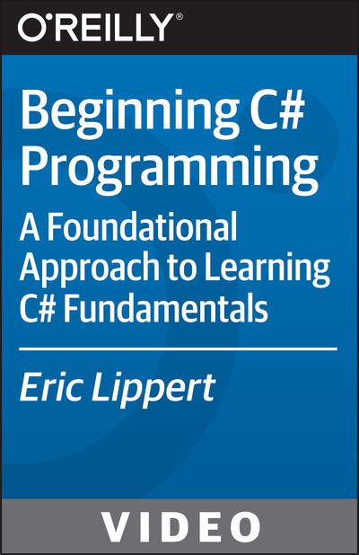 Oreilly Beginning C Sharp Programming A Foundational Approach To