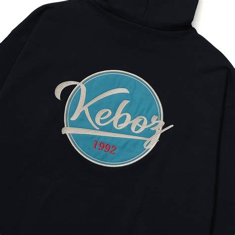 Keboz Bb Logo Sweat Hoodie Black 23fa I（ケボズ ビービー ロゴ スウェット フーディ ブラック