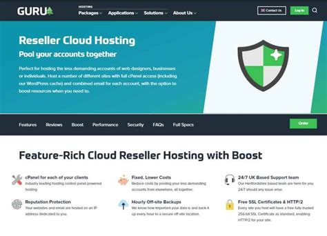 Guru Web Hosting Review Best UK WordPress Hosting