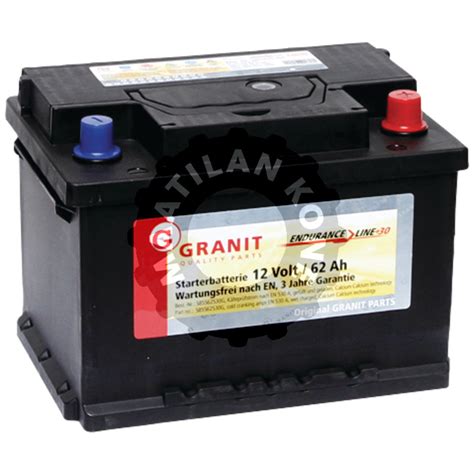 Akku 12V 62 Ah - Maatilan kone