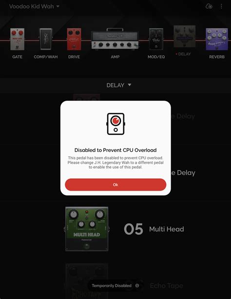 Why Does It Show The Disable To Prevent Cpu Overload Message Help
