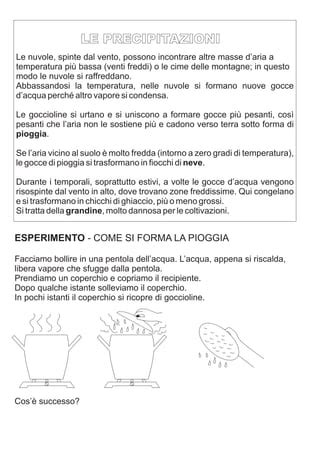 Precipitazioni Scheda PDF