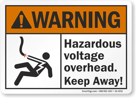 Warning Sign High Voltage Ready Signs