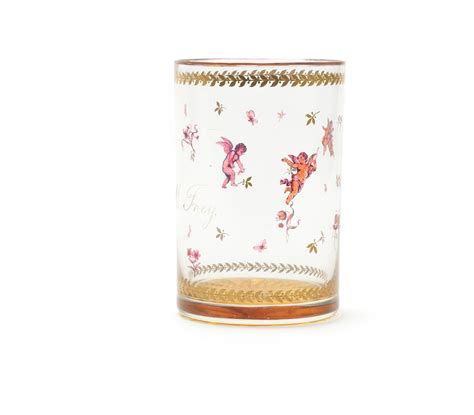 Bonhams An Enamelled And Engraved Glass Beaker Circa 1810 20