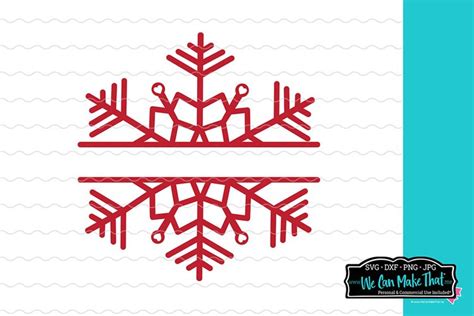 Snowflake Last Name Designsvg