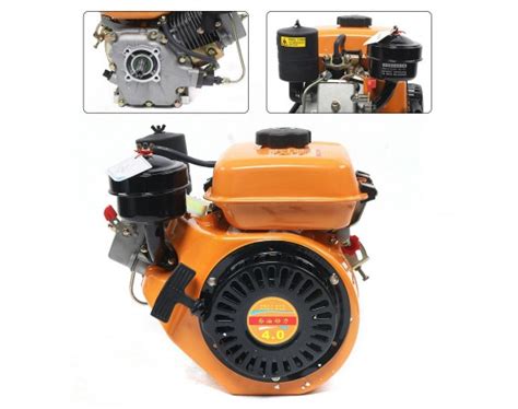 196cc 4 Stroke Diesel Engine Air Cooled Single Cylinder 53mm Shaft Hand