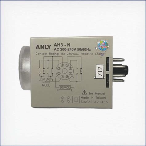Anly Multi Range Analog Timer Ah3nb Ah3nc Ssk Electrical Shopee Philippines