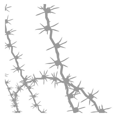 Premium Vector Silhouette Barbed Single Wire Black Color Only