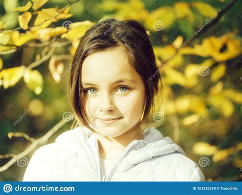 Muchacha Hermosa Adolescente Imagen De Archivo Imagen De Hoja Facial 151328579