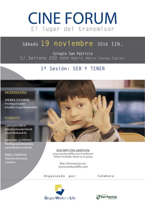Arranca Nuevo Ciclo Cine Forum WorkandLife Crecemos Con Tu Empresa Y Sus Familias