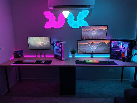 Finally Finished Mine And My Girlfriends Setup U Denntz